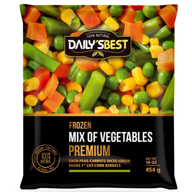 Mix of Vegetables 300gr 454gr - 1kg - Mr. Best Foods